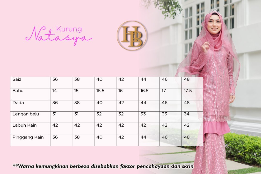 Set Couple Natasya Dusty Pink - Habibi