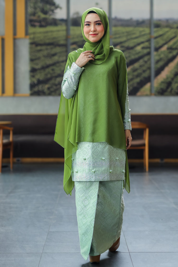 Kurung Songket Dahlia Purple - Habibi