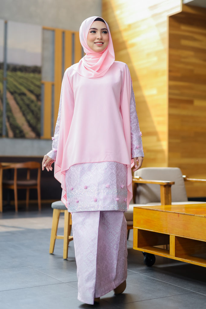 Kurung Songket Dahlia Purple - Habibi