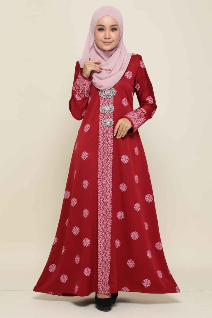 Jubah Ratu Arab Mustard - Habibi