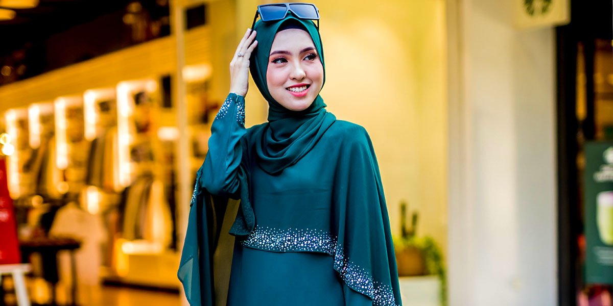 Jubah Ratu Arab Emerald Green - Habibi
