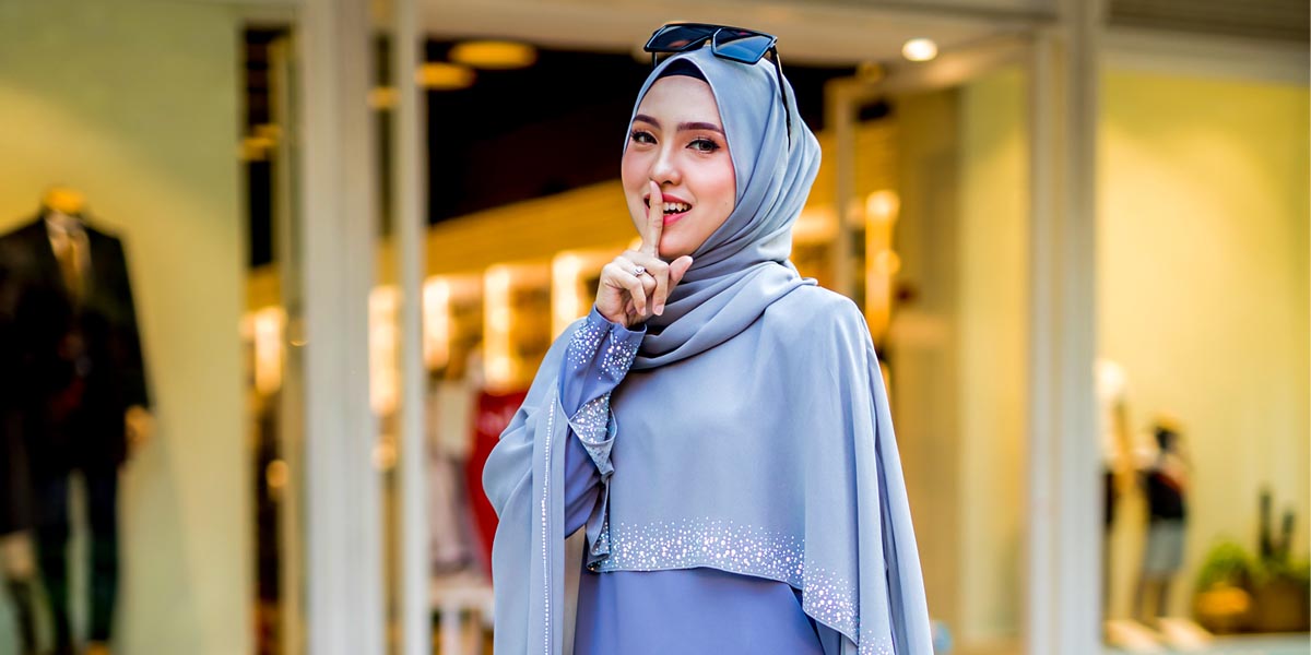 Jubah Ratu Arab Grey - Habibi