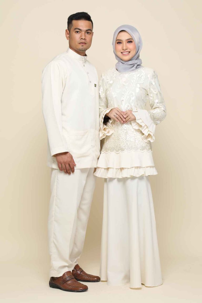 Set Couple Natasya Dusty Pink - Habibi