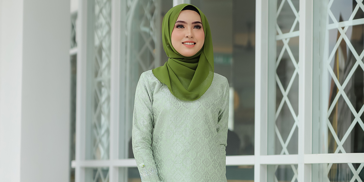 Kurung Songket Original Green - Habibi