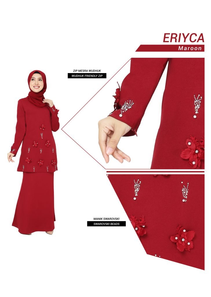 SET FAMILY ERIYCA MAROON - Habibi