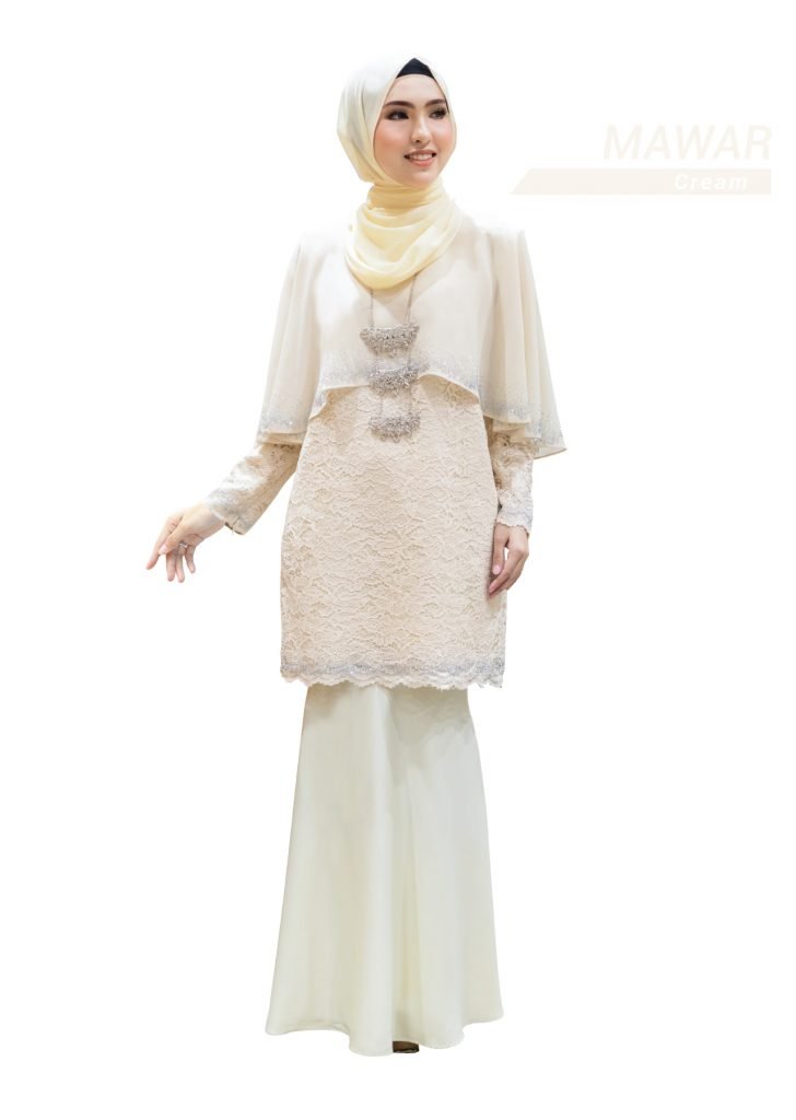 Set Mawar Cream (6 Item) - Habibi