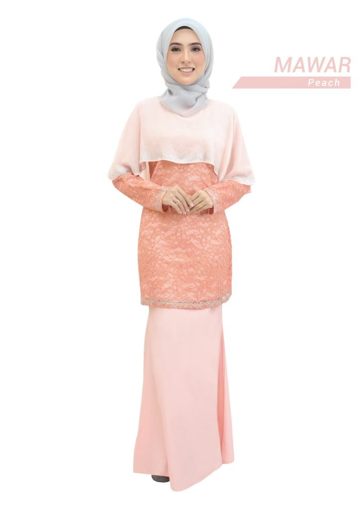 Set Mawar Peach (6 Item) - Habibi