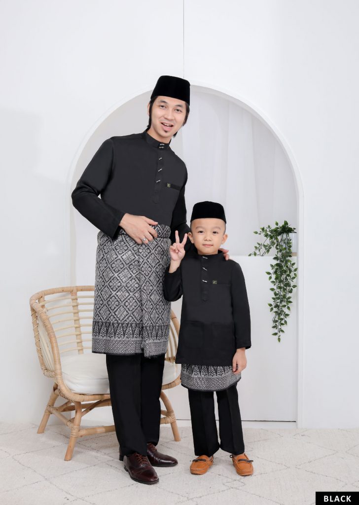 SET FAMILY QUEEN LATEEFA BLACK - Habibi