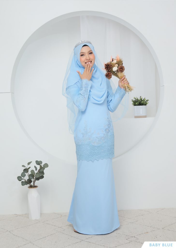 SET COUPLE JUWITA BABY BLUE - DIAMOND - Habibi