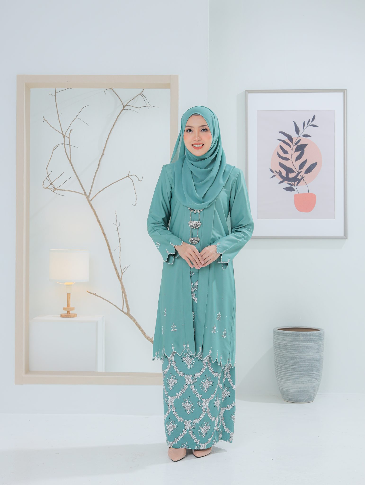 KEBARUNG KASTURI PINE GREEN - Habibi