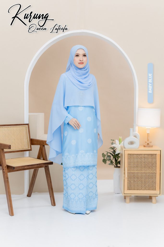 Queen Lateefa Baby Blue - Habibi