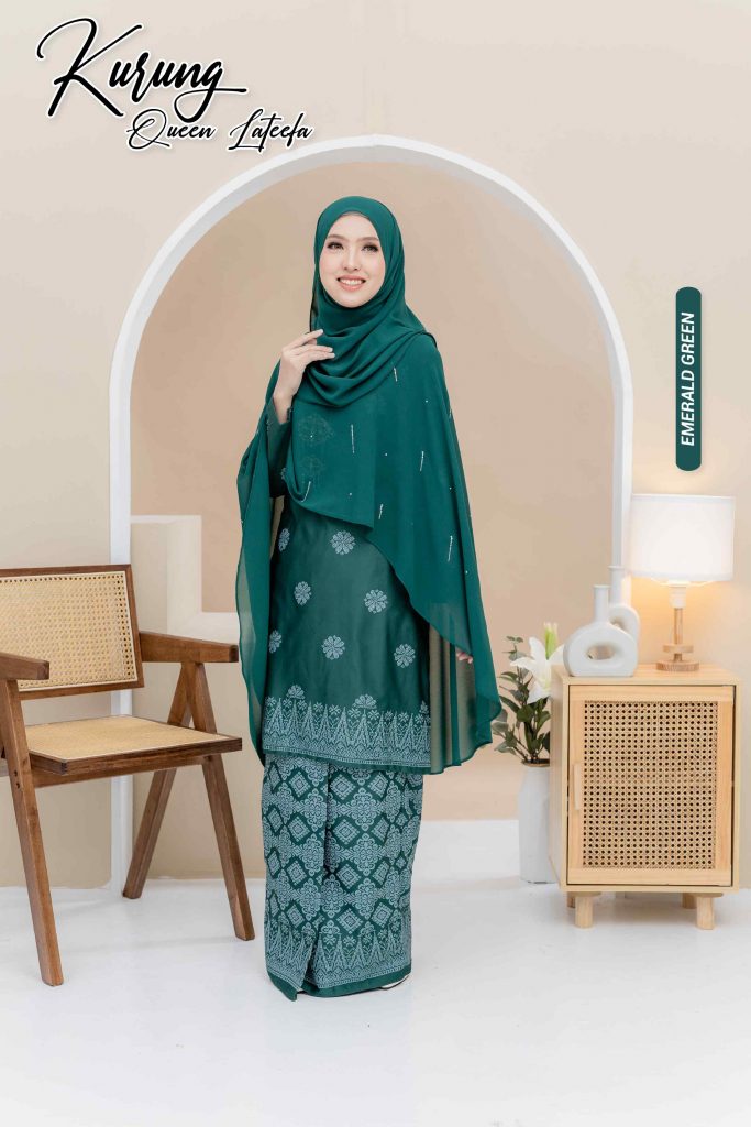 Queen Lateefa Emerald Green - Habibi