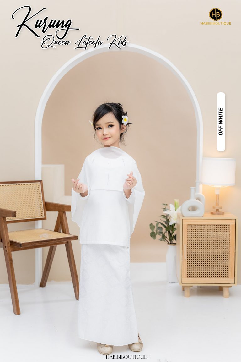 SET FAMILY QUEEN LATEEFA OFF WHITE - Habibi