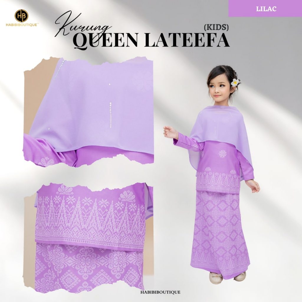 Queen Lateefa Kids Lilac - Habibi