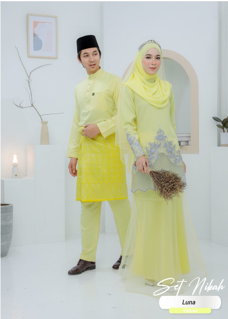 Couple Luna Soft Yellow - PLATINUM - Habibi