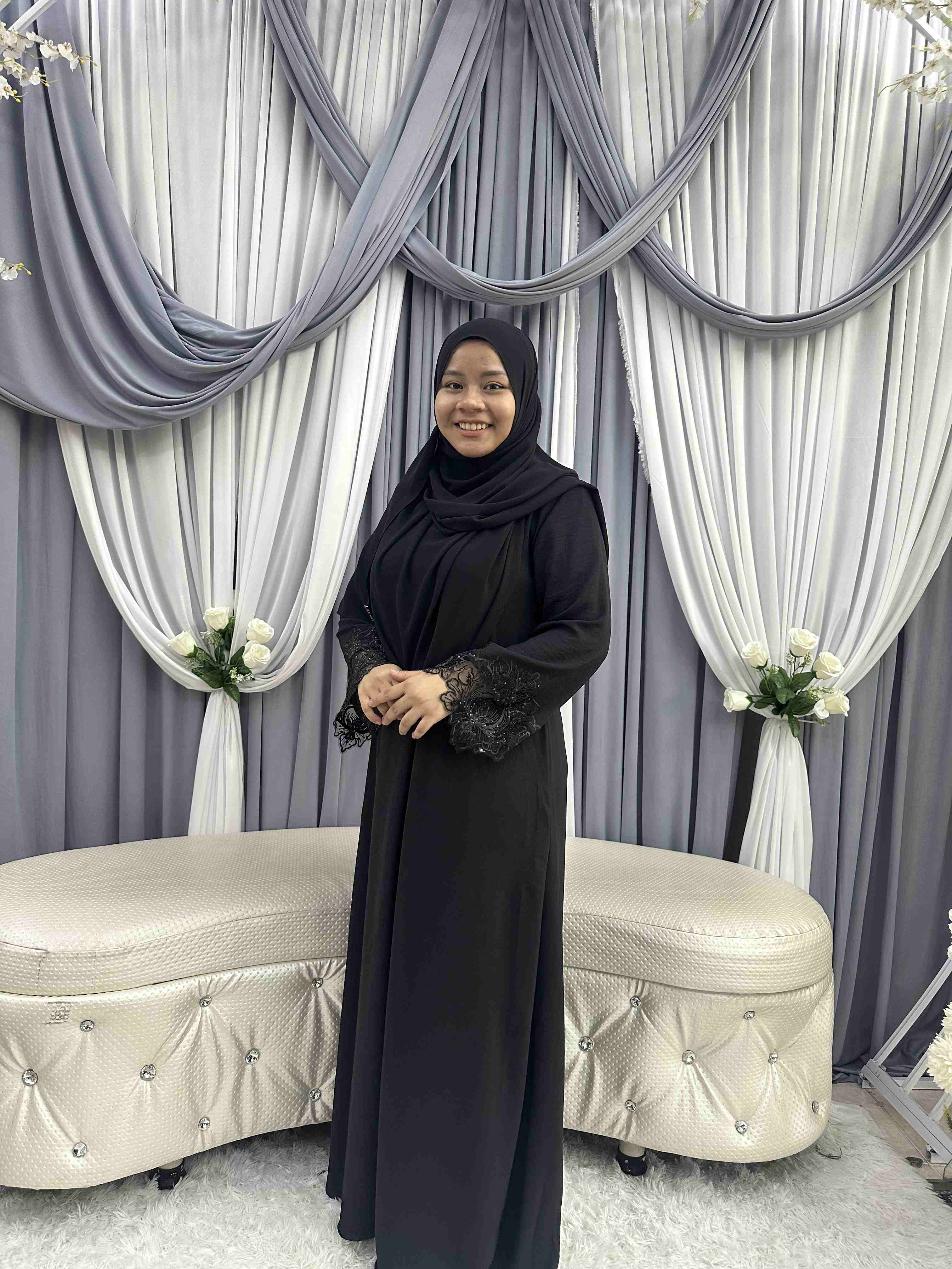 JUBAH MEDINA - BLACK - Habibi