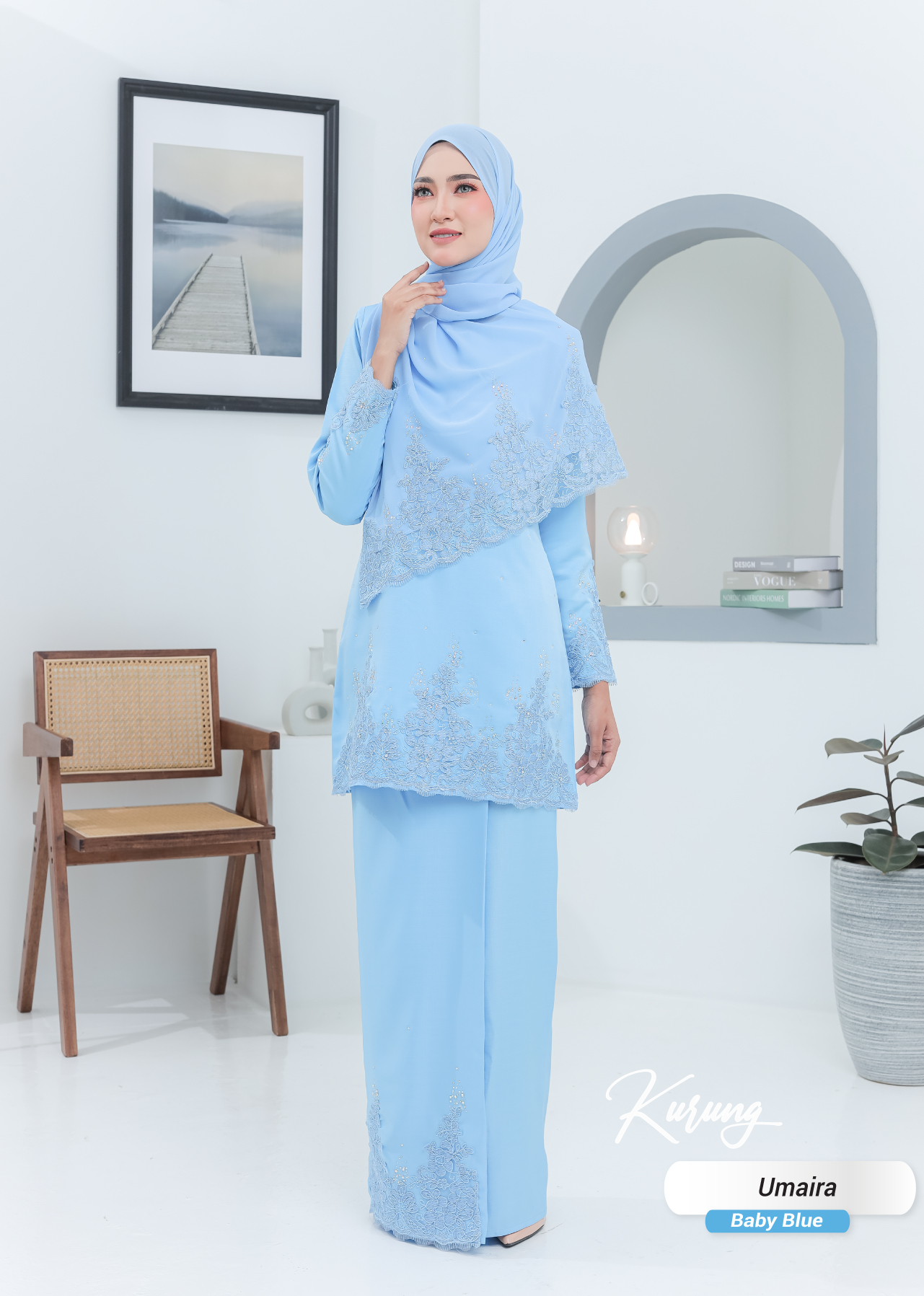UMAIRA BABY BLUE - Habibi