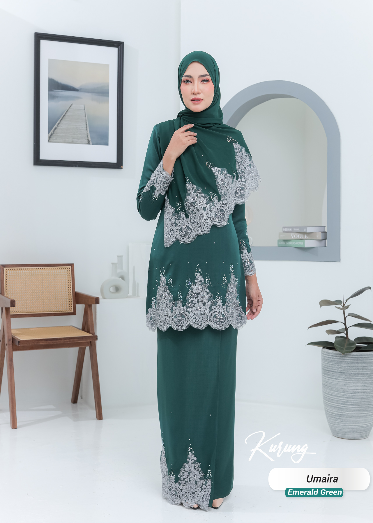 UMAIRA EMERALD GREEN - Habibi