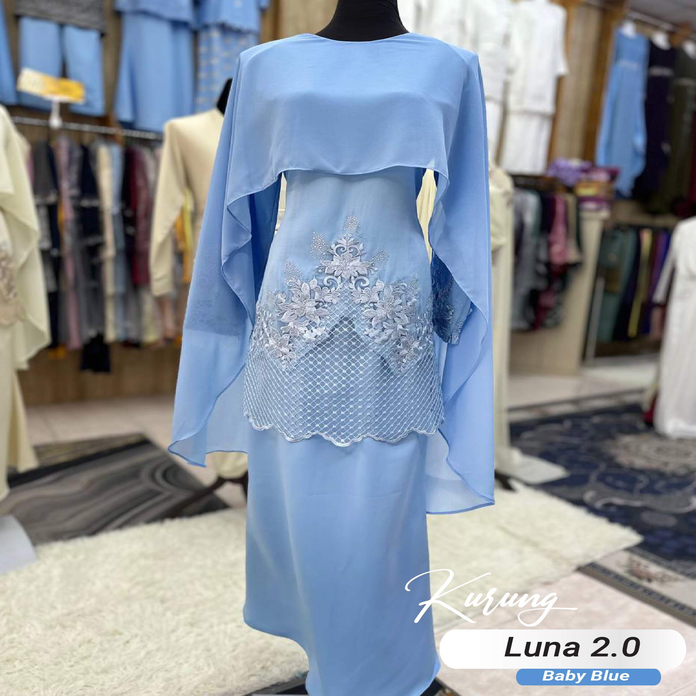 Single Luna 2.0 Baby Blue - Habibi