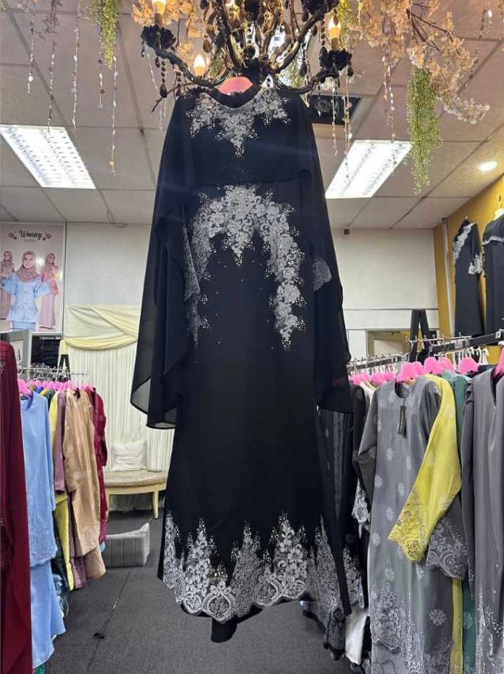 Set Dress Camelia Exclusive - BLACK - Habibi