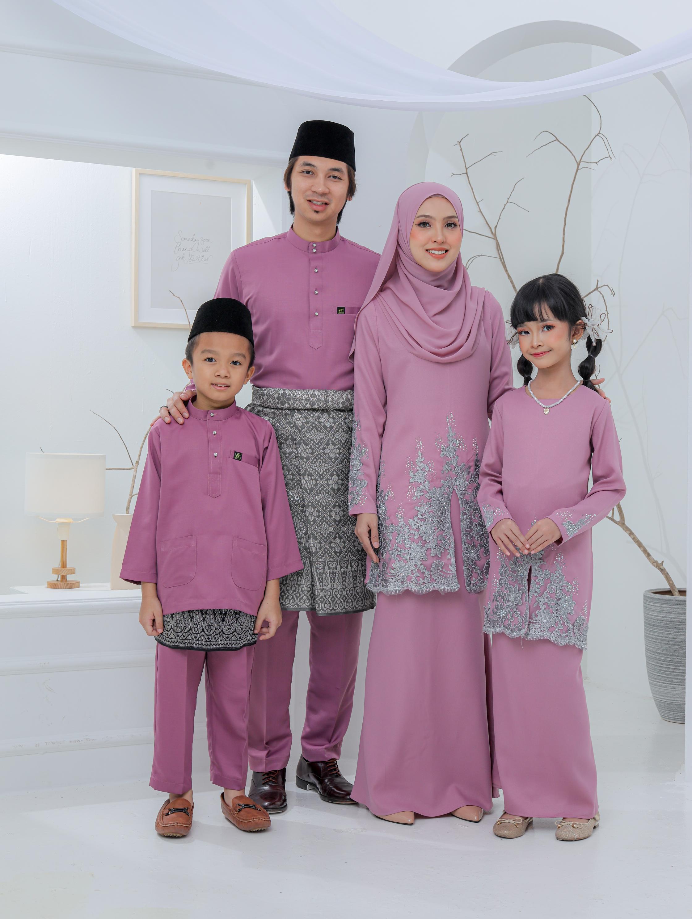SET FAMILY WARDA - DUSTY PURPLE - Habibi